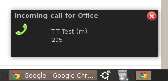 Call popups with Asterisk and Thunderbird | Note to self